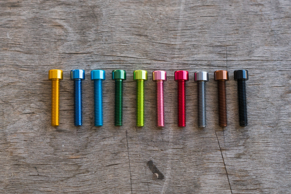 Anodized Stem Cap Bolts – Team Dream Bicycling Team